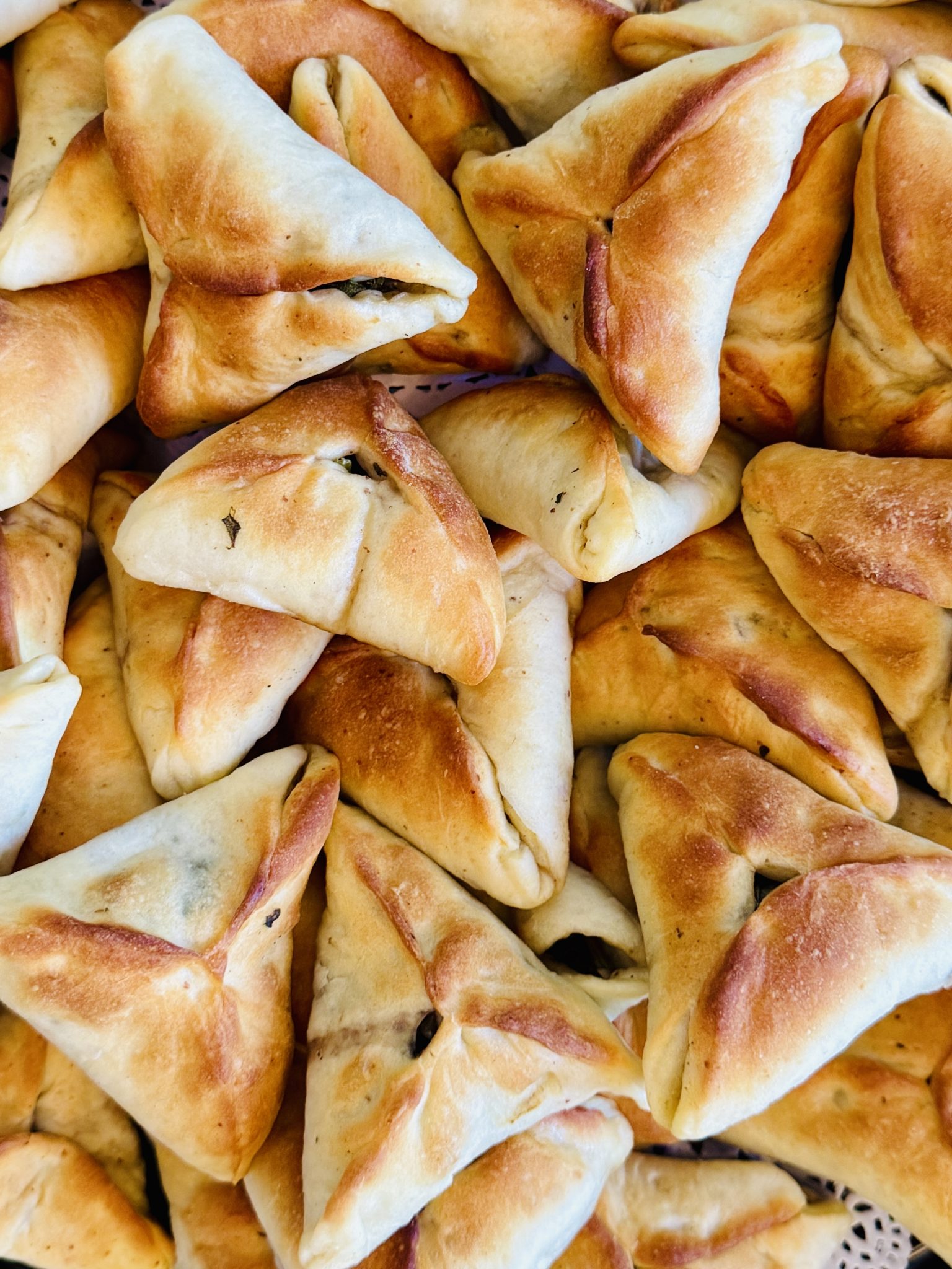 Six Organic Spinach Pies - Fatayer - Zahle Bakery