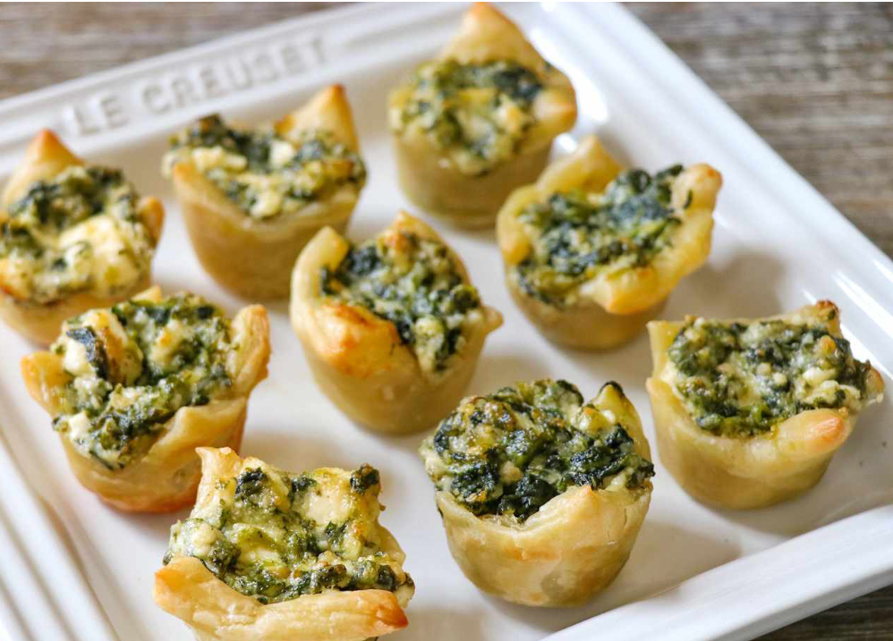 Puff pastry Stuffed with Spinach and Cheese - Zahle Bakery